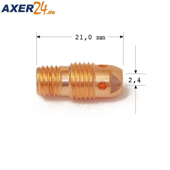 TBI Spannhülsengehäuse 2,4 x 21 mm 13N28 - Spannhülsengehäuse - WIG ...